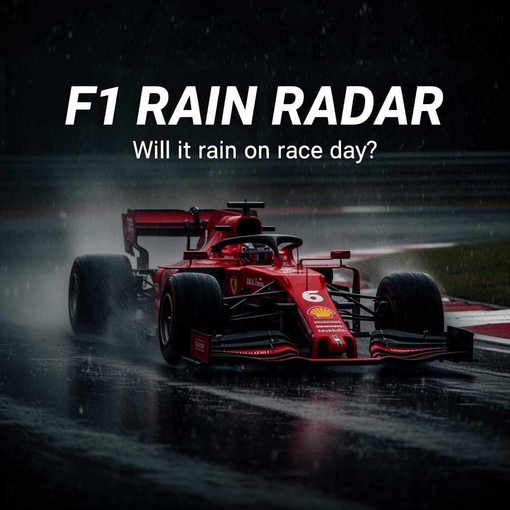 F1 Rain Radar — Live Rain Forecast for Every Formula 1 Race 2026